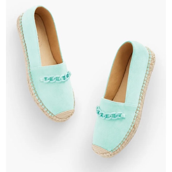 Talbots | Shoes | Talbots Hadley Chain Suede Platform Espadrilles ...